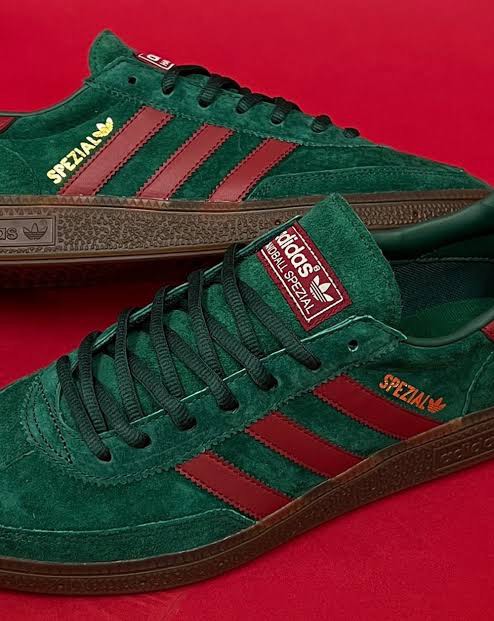 Adidas Spezial Green Burgundy, Men's Fashion, Footwear, Sneakers on ...