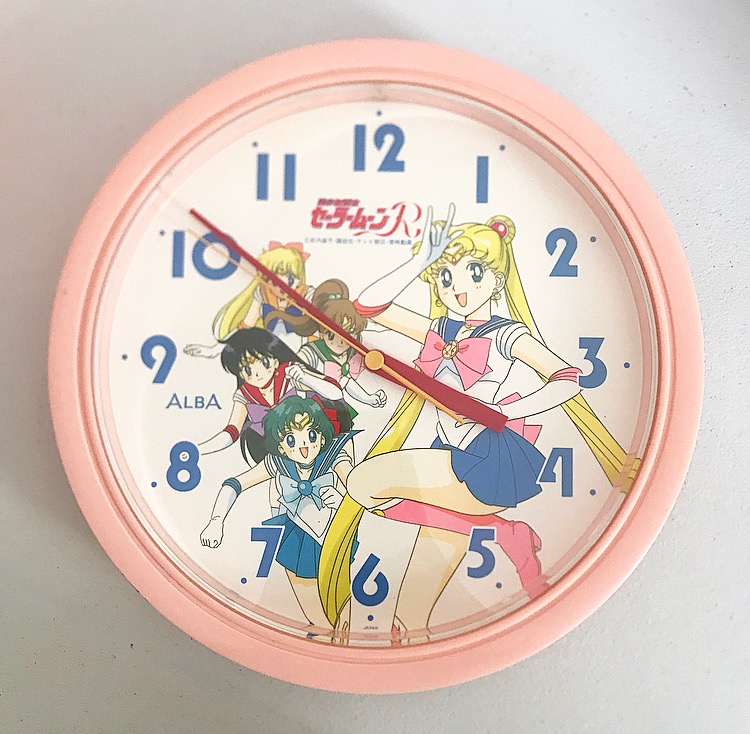 ALBA Sailor Moon Wall Clock, Furniture & Home Living, Home Decor ...