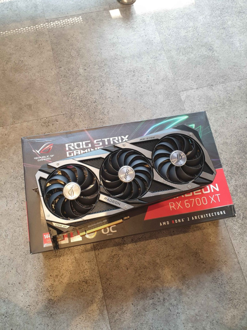 ASUS ROG STRIX RX 6700 XT OC 12GB GDDR6 RADEON VGA / 6700XT, Elektronik ...