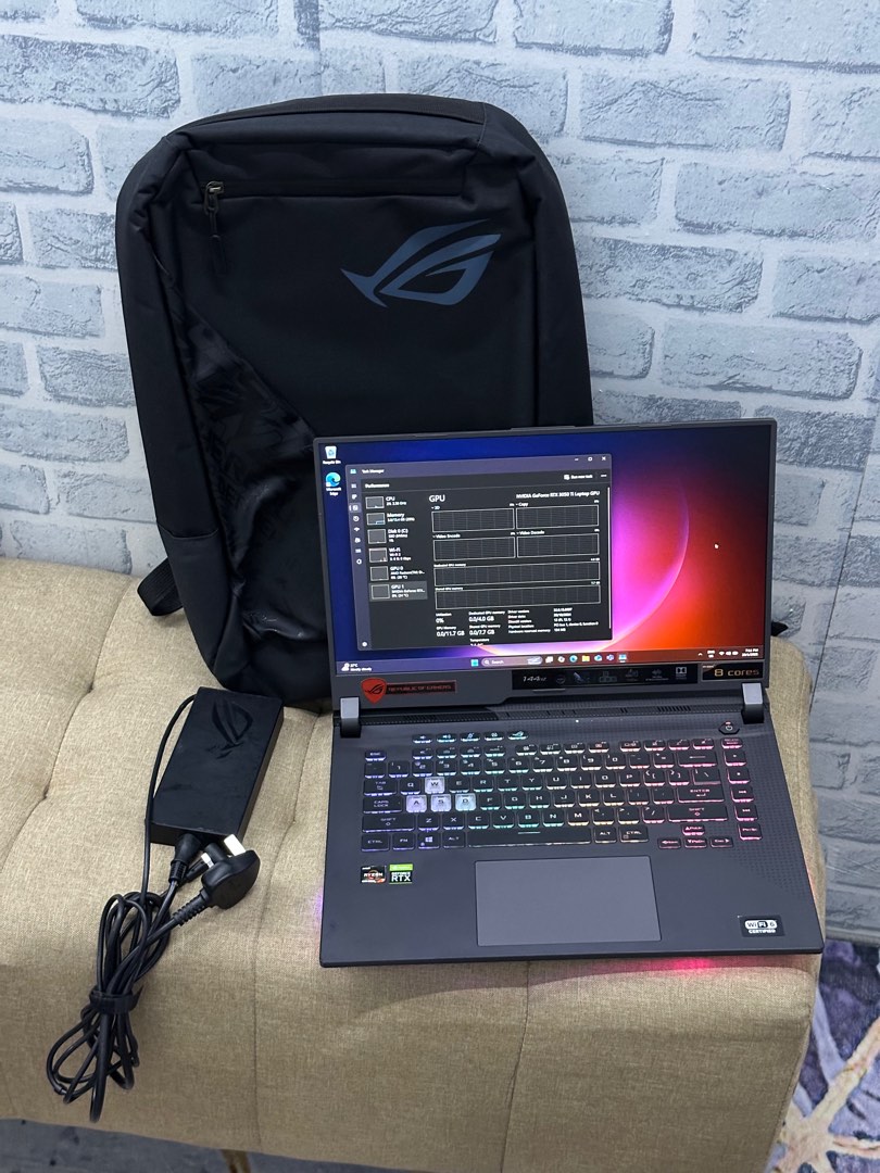 Asus ROG Strix Ryzen 7 with RTX 3050Ti, Computers & Tech, Laptops ...