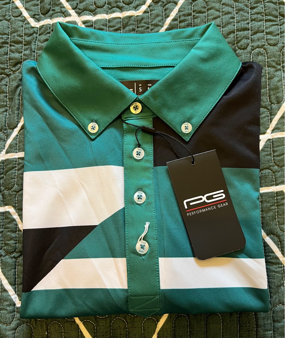 PG Performance Gear Men Golf Shirt With Original Tag, Men's Fashion ...
