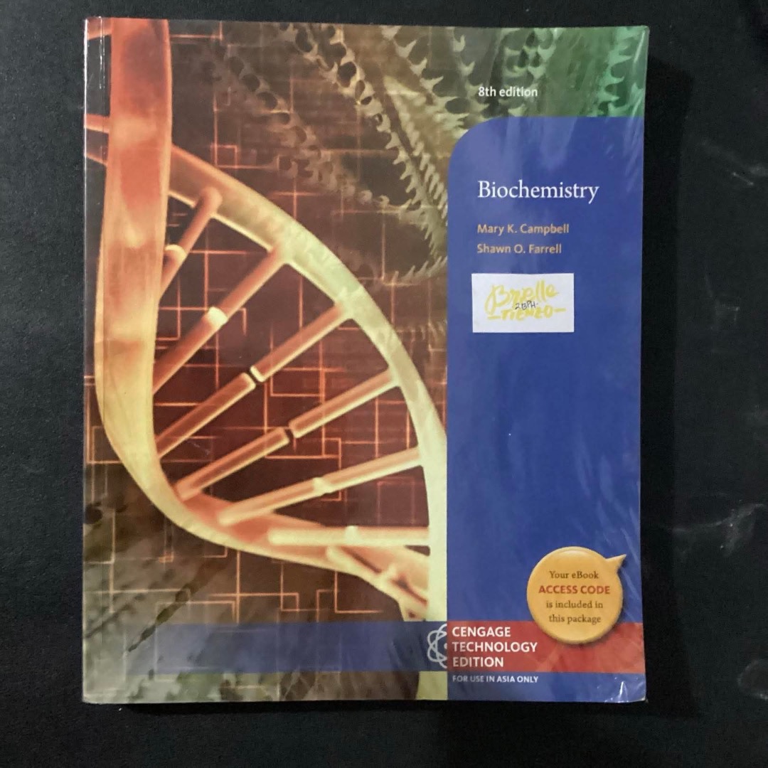 Biochemistry 8th Ed. by Campbell, Hobbies & Toys, Books & Magazines ...