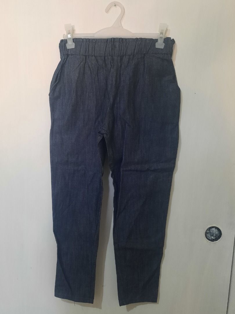 Chambray Garterized Denim Trousers | preppy • downtown girl • classic ...
