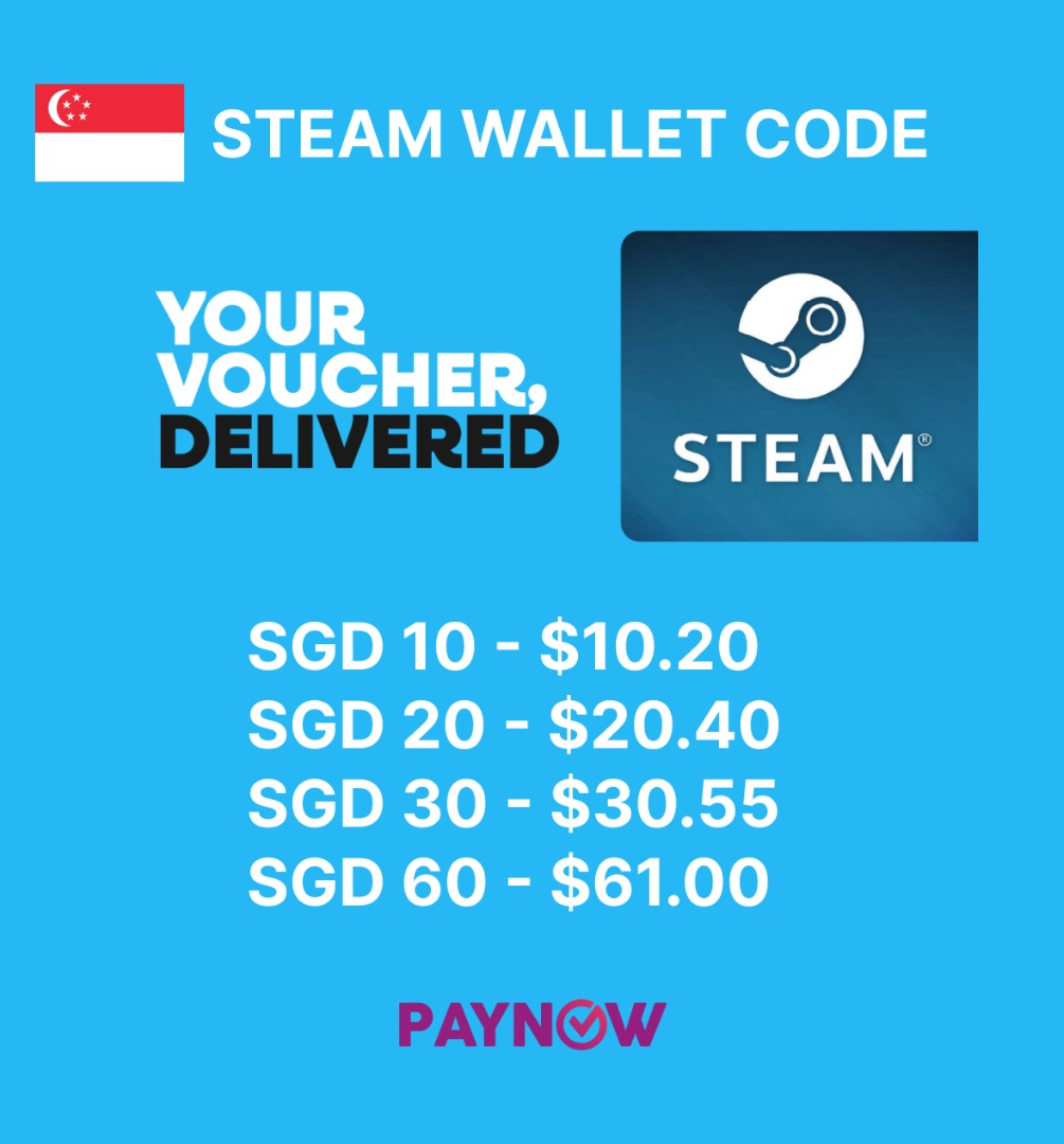 CHEAPEST Steam Credit / Steam Wallet Code / Steam Gift Card/ Steam Game ...