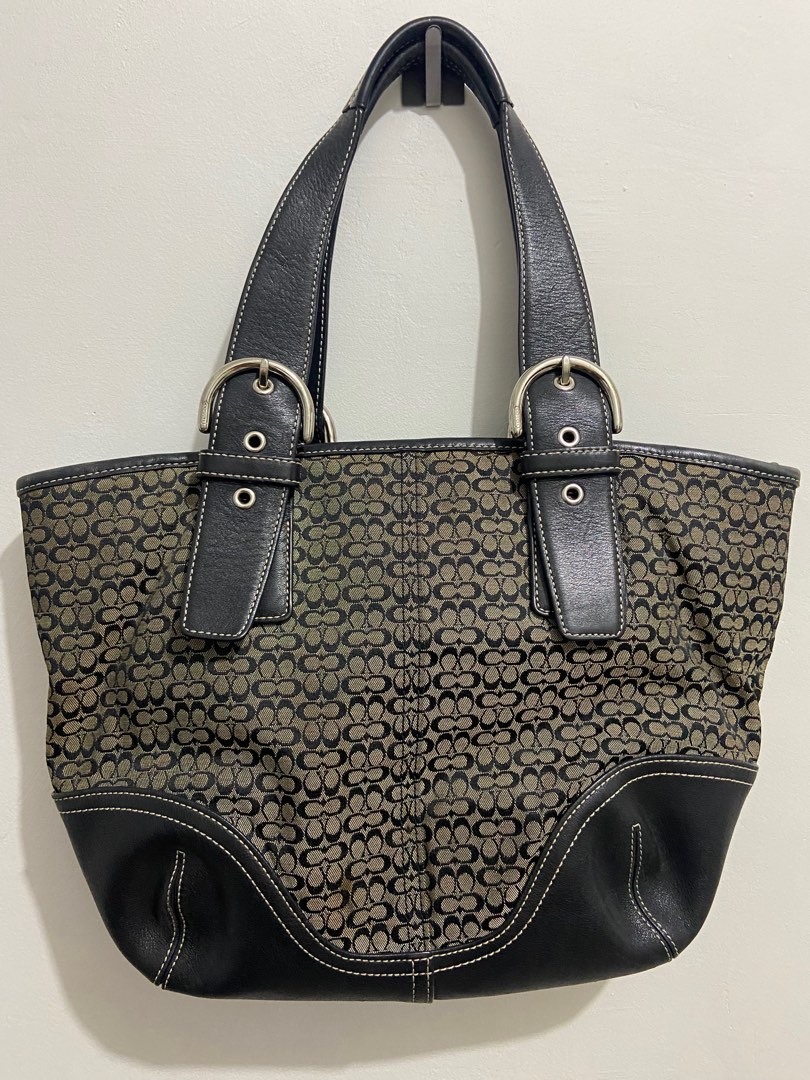 Coach Soho Monogram handbag, Women's Fashion, Bags & Wallets, Shoulder ...