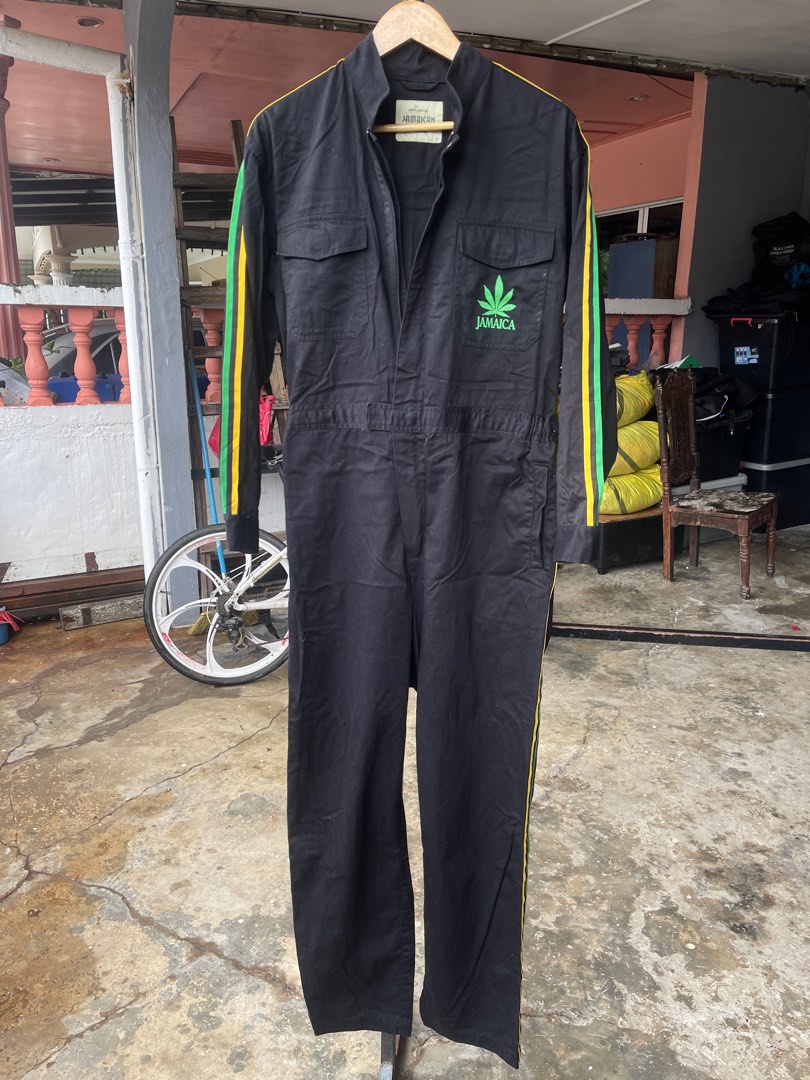 Coverall Jamaica, Men's Fashion, Coats, Jackets and Outerwear on Carousell