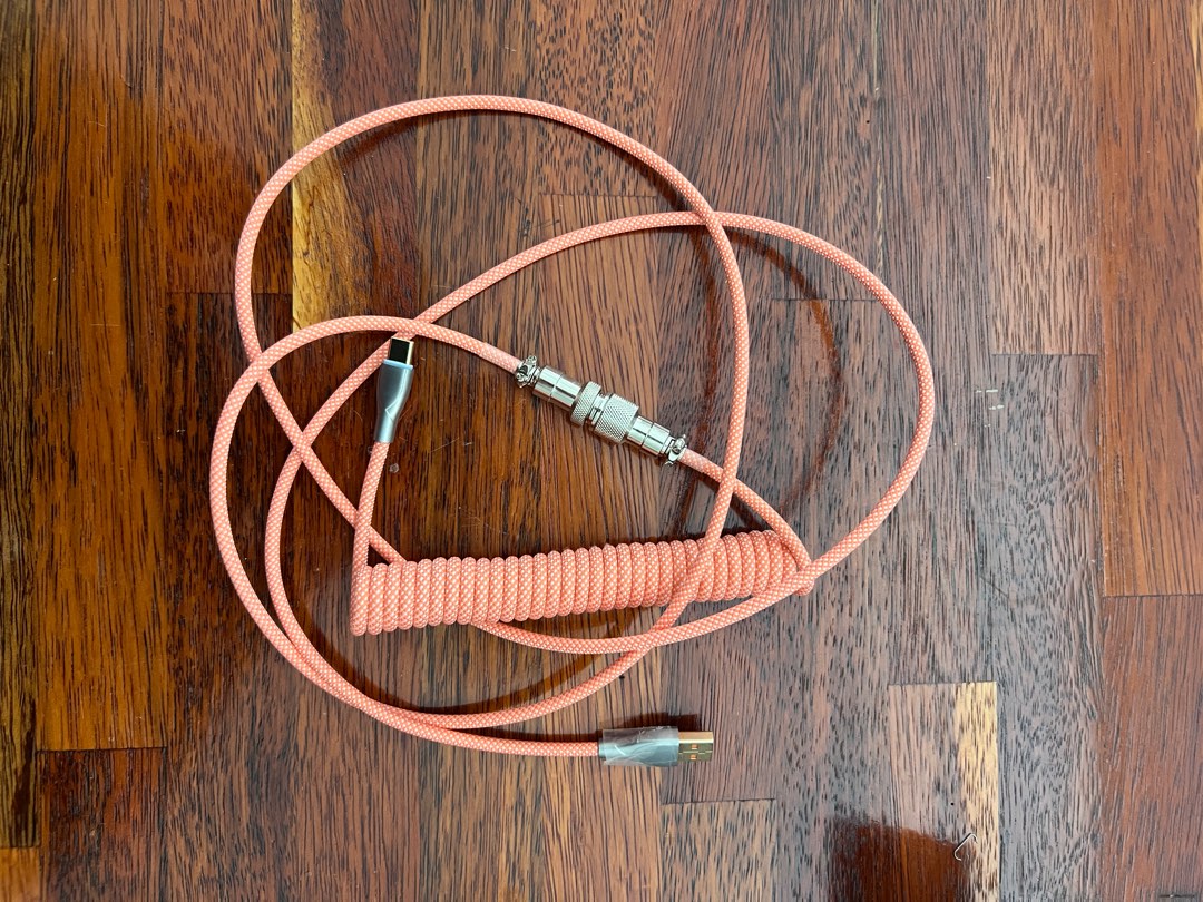 custom coiled cable for keyboard, Computers & Tech, Parts & Accessories ...