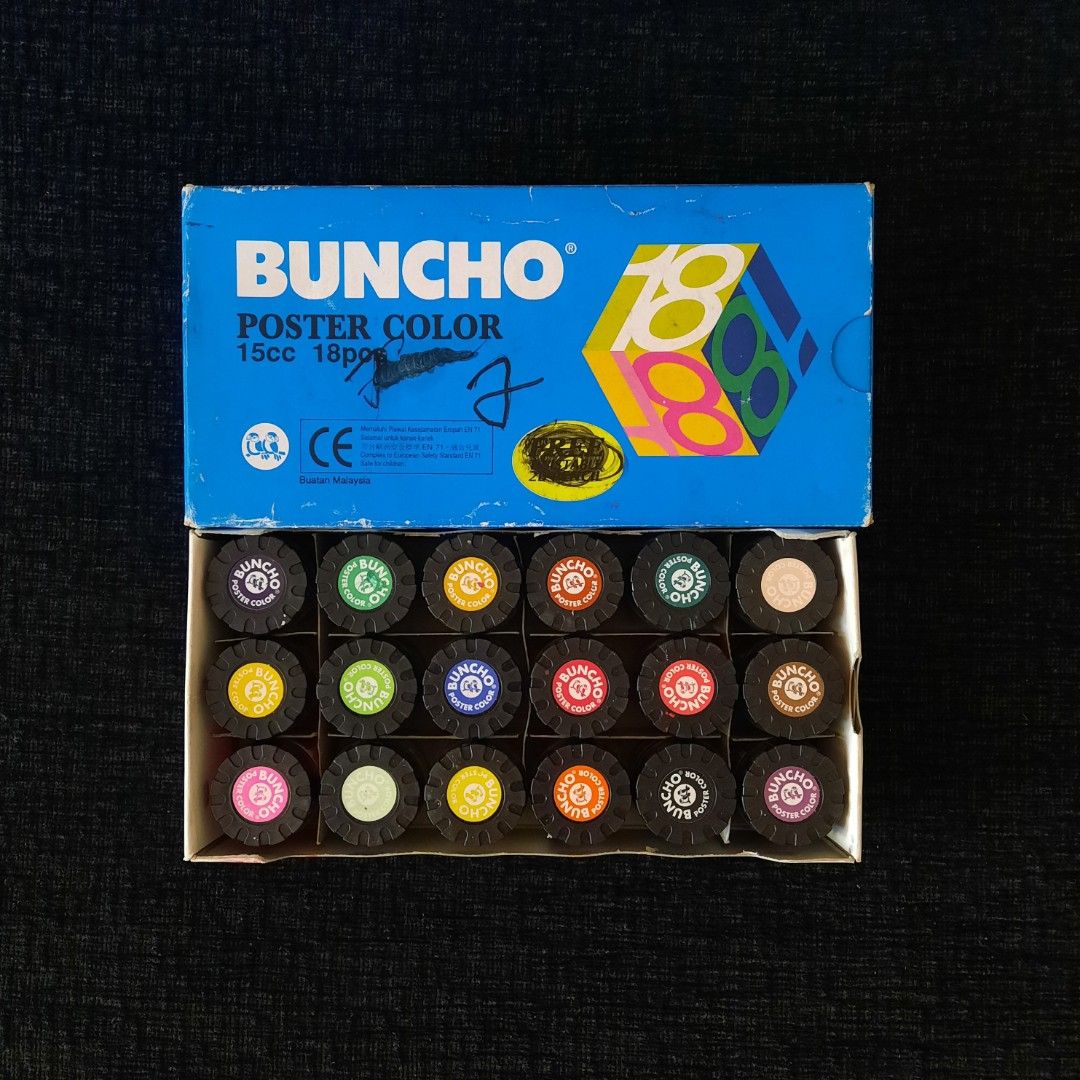 DYLL Poster Color, Buncho 18, Hobbies & Toys, Stationery & Craft, Craft ...