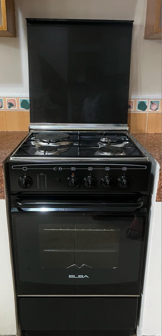 [ELBA] Gas Range 4 Burner, TV & Home Appliances, Kitchen Appliances ...