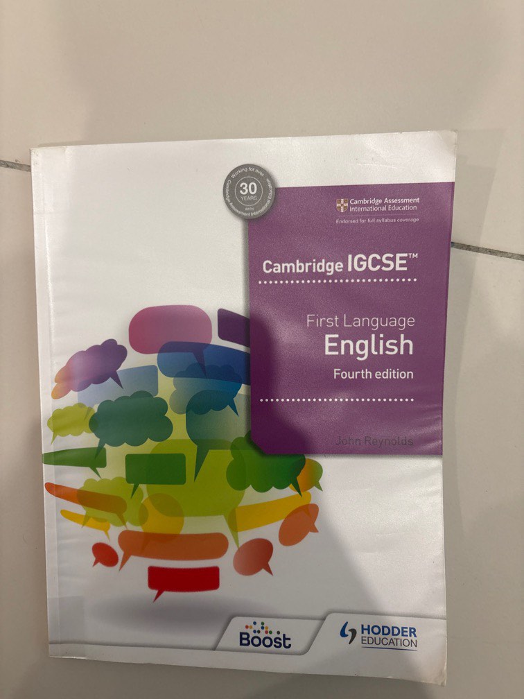 English IGCSE Textbook, Hobbies & Toys, Books & Magazines, Textbooks on ...