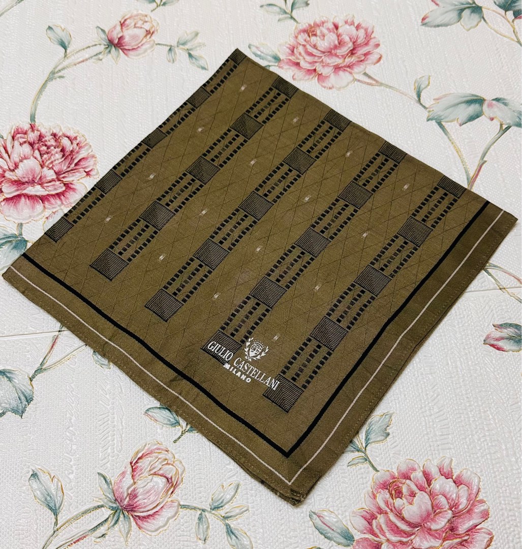 Giulio Castellani Milano Handkerchief, Men's Fashion, Watches ...