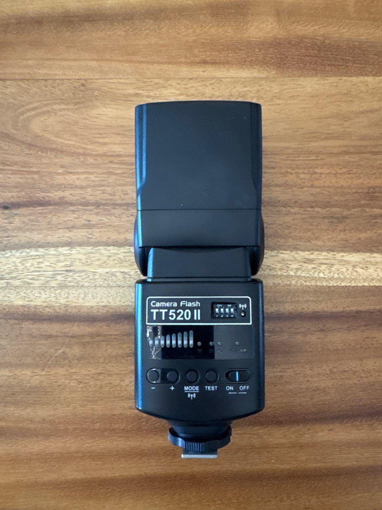 Godox TT520 II Camera Flash Sony, Photography, Photography Accessories ...