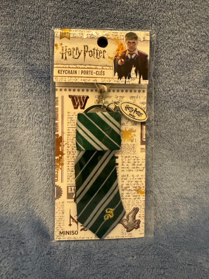 Harry Potter Slytherin Keychain Necktie, Hobbies & Toys, Stationary ...