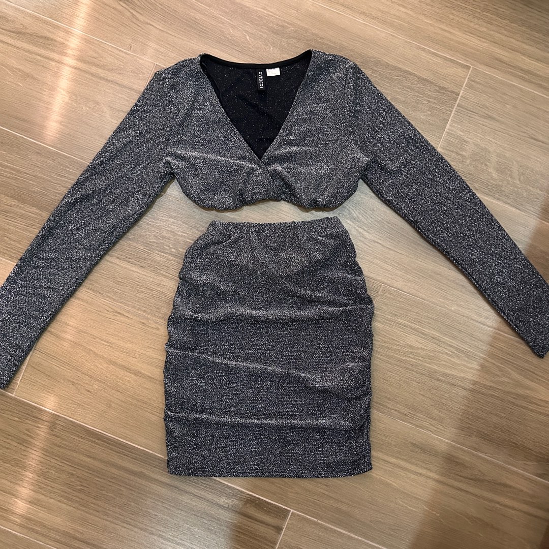 H&M Sparkly Coords, Women's Fashion, Dresses & Sets, Sets or ...