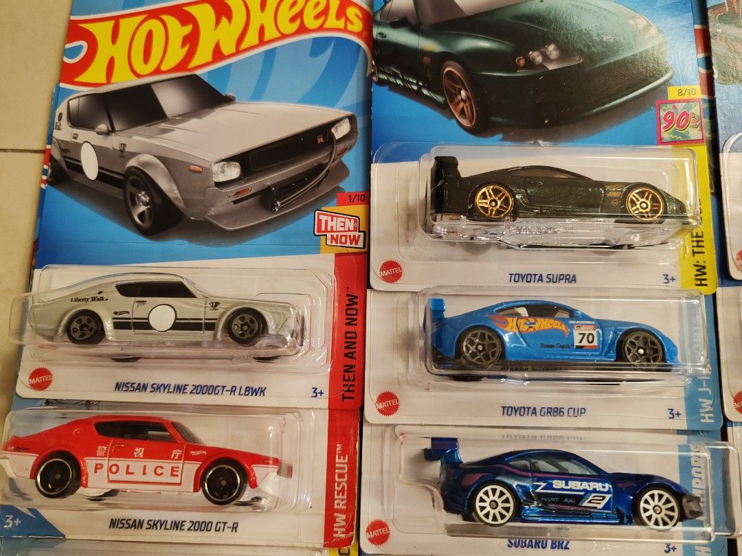 CLEARANCE pencen JDM Hot Wheels (Nissan, Subaru, Toyota, Mazda, Honda, skyline, fairlady, supra ...