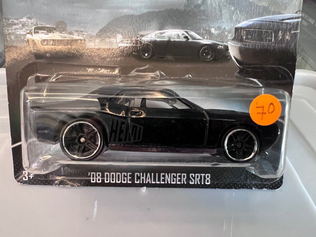 Hotwheels Fast And Furious FnF 08 Dodge Challenger SRT8 (Blister Rosak ...