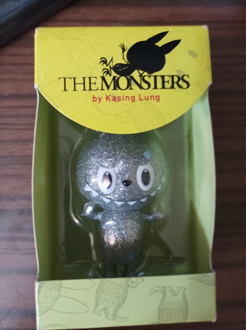 Labubu - How2work Mini Labubu Zimomo Kasing Lung - Silver, 興趣及遊戲, 玩具 ...