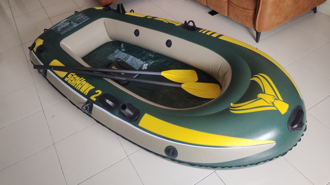 INTEX Seahawk 2 Boat, Sports Equipment, Fishing on Carousell