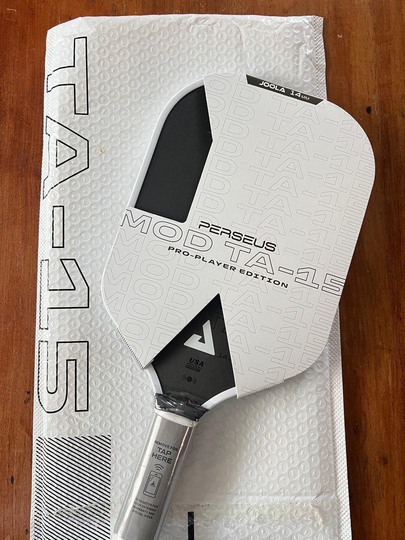 JOOLA Persius MOD TA 15 14mm Pickleball racket & paddle, Sports ...