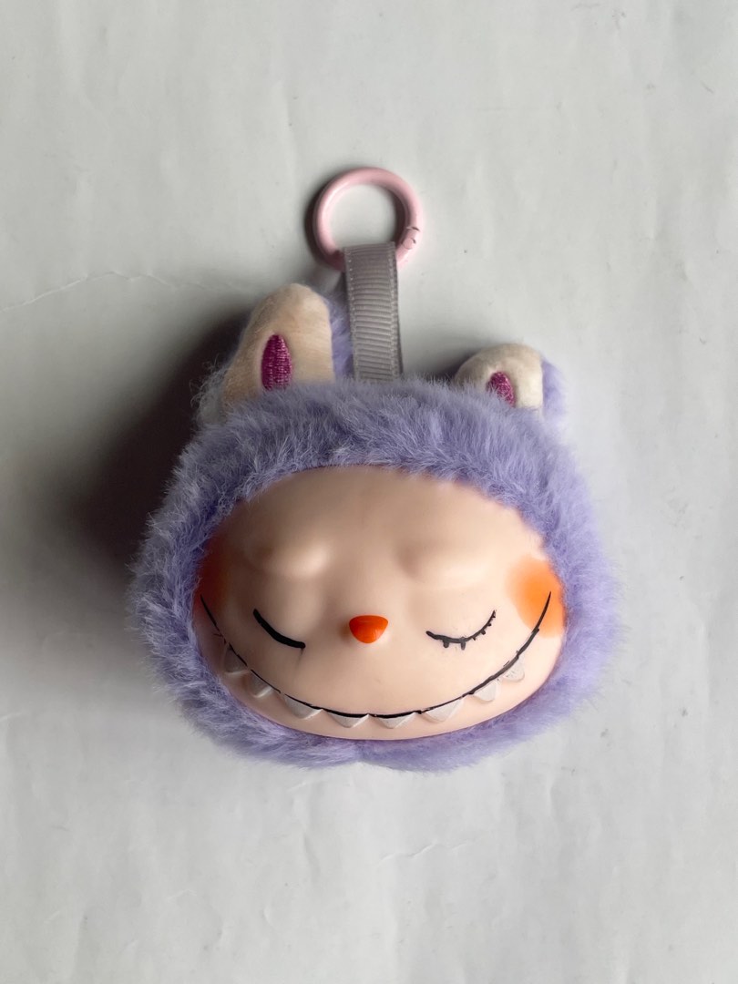 Labubu Head Keychain, Hobbies & Toys, Toys & Games on Carousell