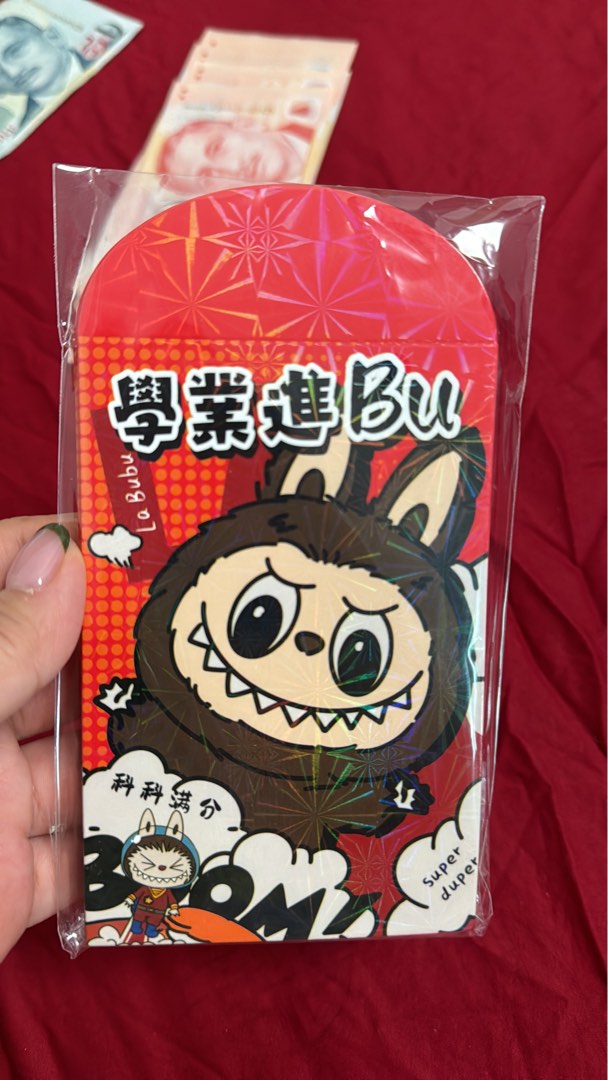Labubu The Monsters Red Packet Ang Bao, Hobbies & Toys, Toys & Games on ...