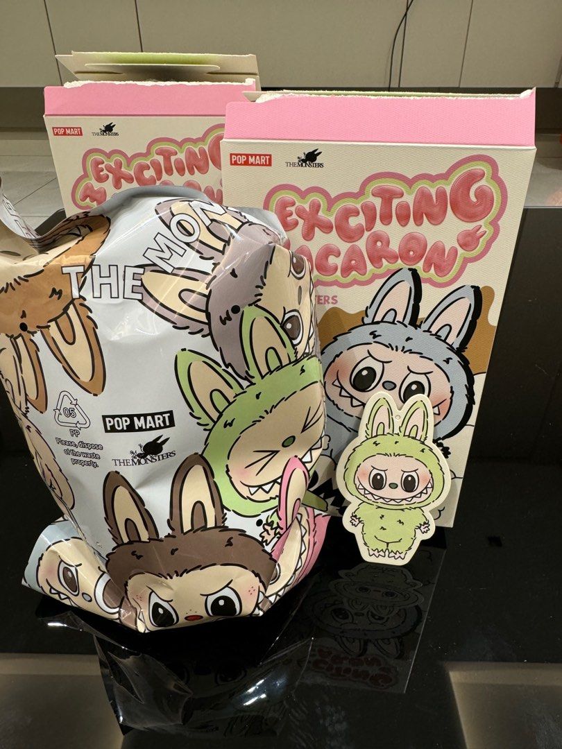 Labubu V1 Green Apple, Hobbies & Toys, Toys & Games on Carousell