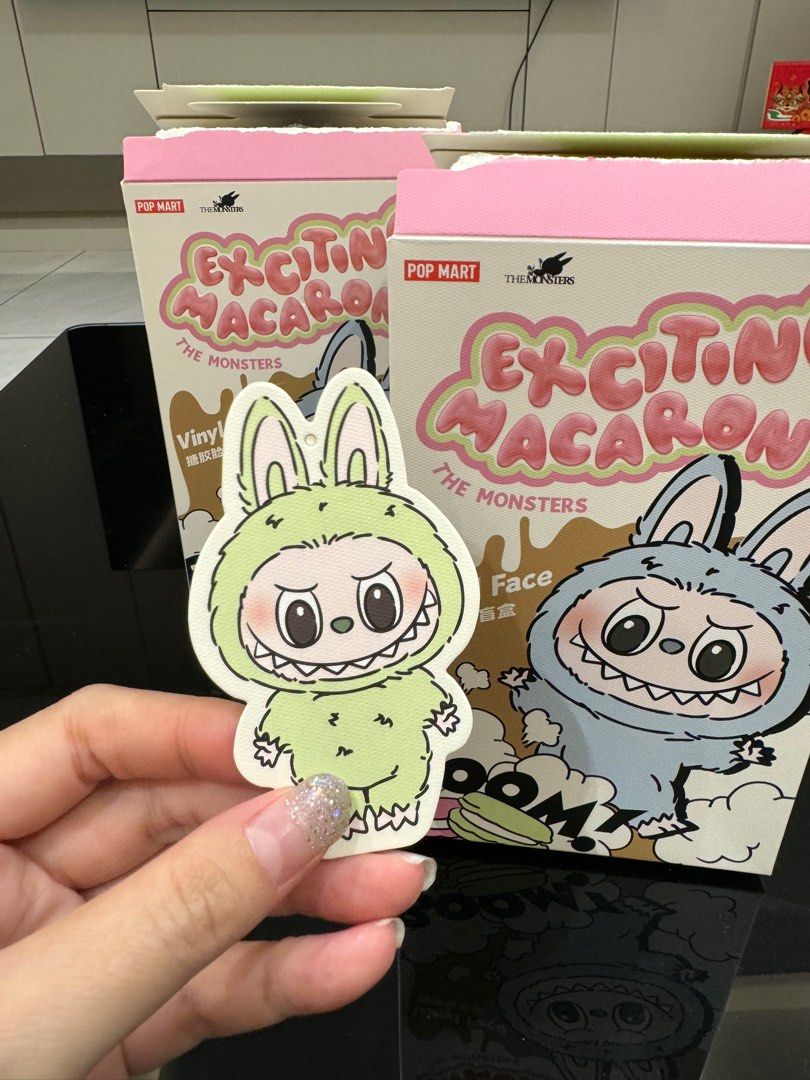 Labubu V1 Green Apple, Hobbies & Toys, Toys & Games on Carousell