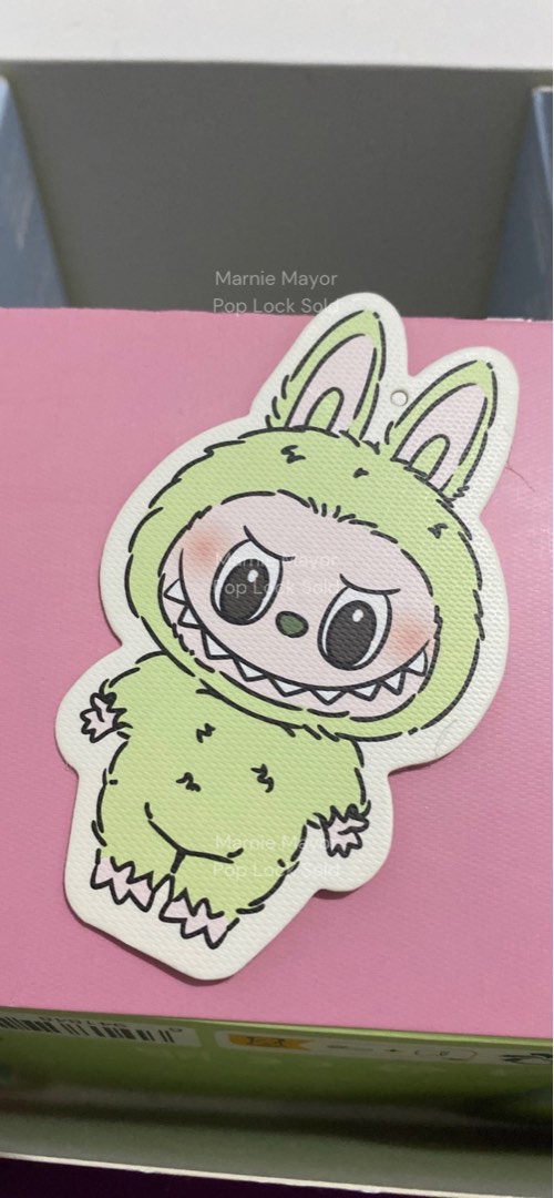 Labubu v1 green grape, Hobbies & Toys, Toys & Games on Carousell