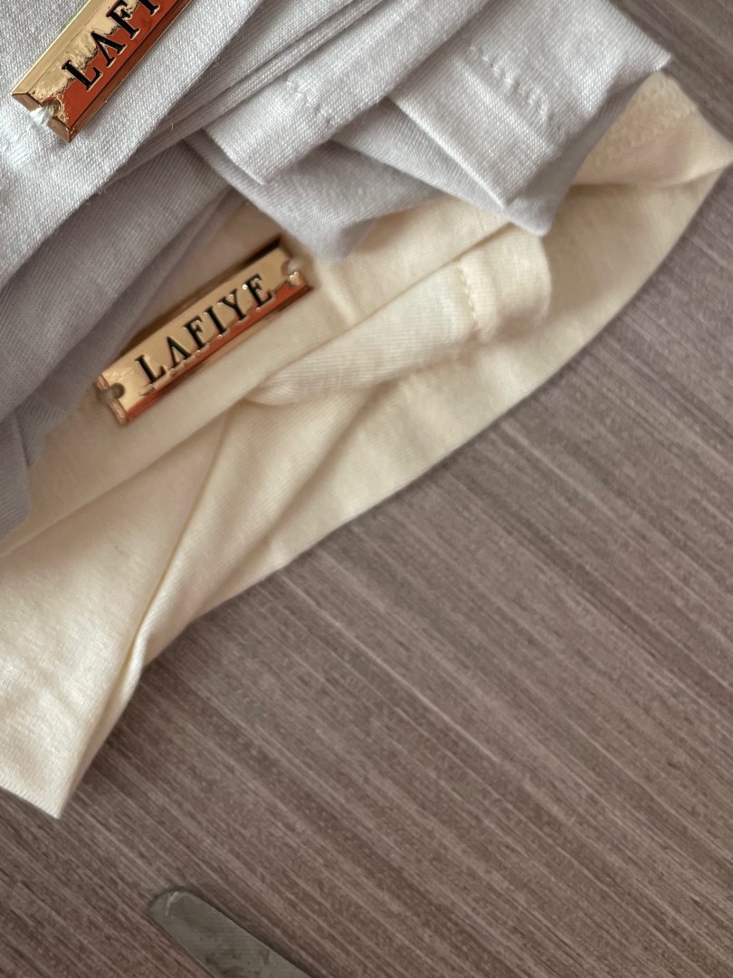 Lafiye Skiv Rou Cream Only, Fesyen Wanita, Muslim Fashion, Syal di ...