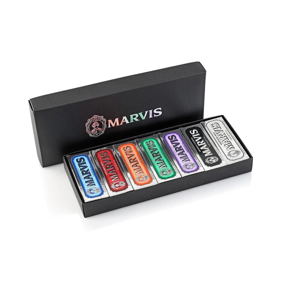Marvis 7 Flavor Toothpaste Gift Box Set, Beauty & Personal Care, Oral ...