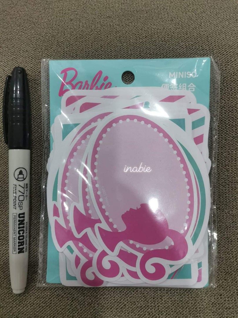 Miniso Barbie Memo Paper, Hobbies & Toys, Stationery & Craft ...