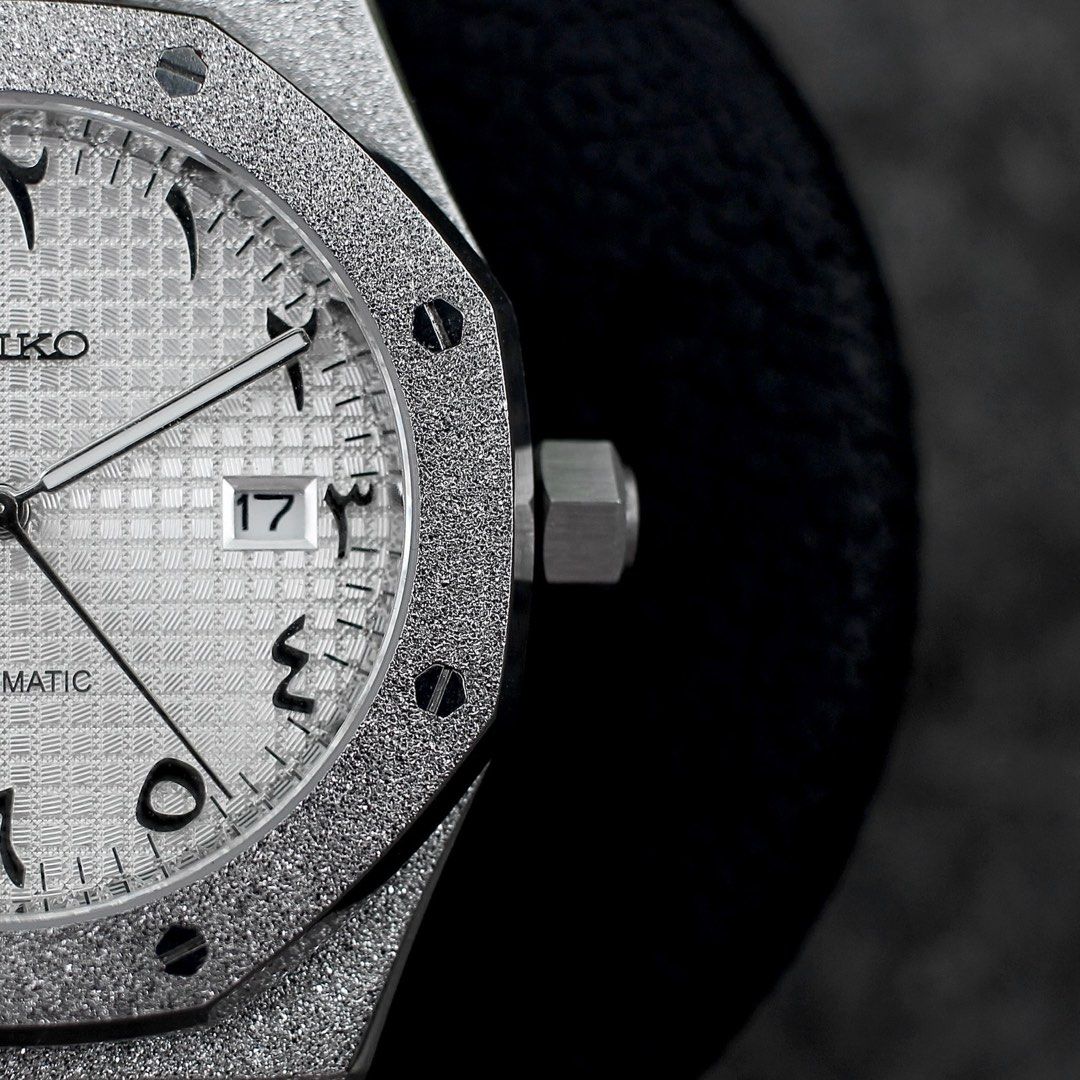 (MOD) Seiko Arabic Frosted Royal Oak AP in 41MM, Men's Fashion, Watches ...