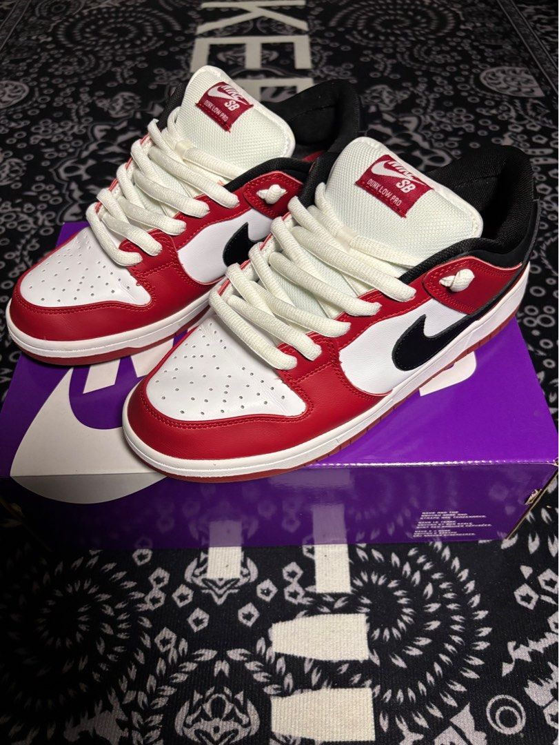 Nike SB Dunk Low Pro J-pack Chicago, Men's Fashion, Footwear, Sneakers ...