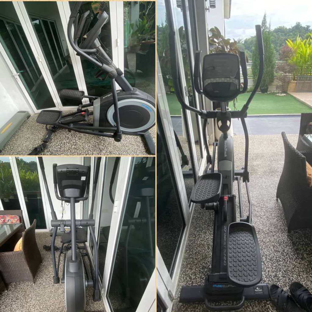 NordicTrack Studio Elliptical, Sports Equipment, Exercise & Fitness ...