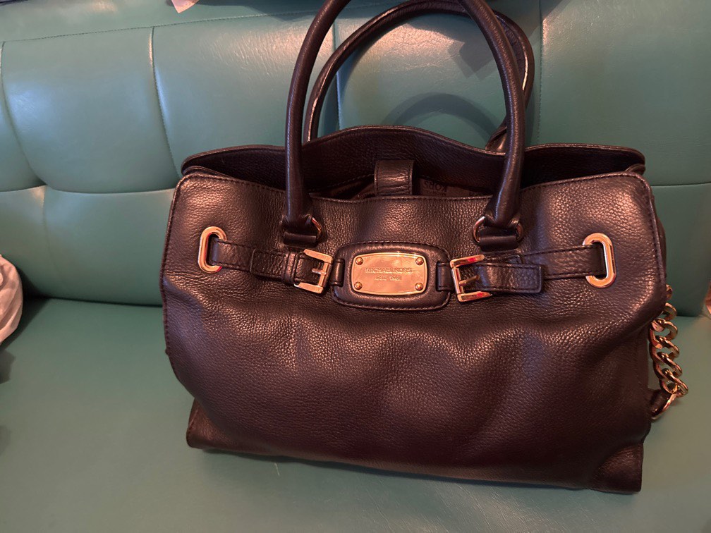 Original Michael Kors Hamilton Black Two Way, Luxury, Bags & Wallets on ...