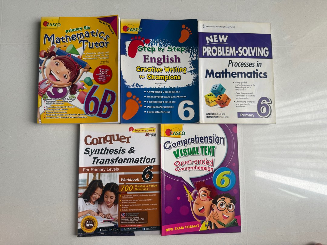 P6 PSLE English and Math Bundle $18, Hobbies & Toys, Books & Magazines ...