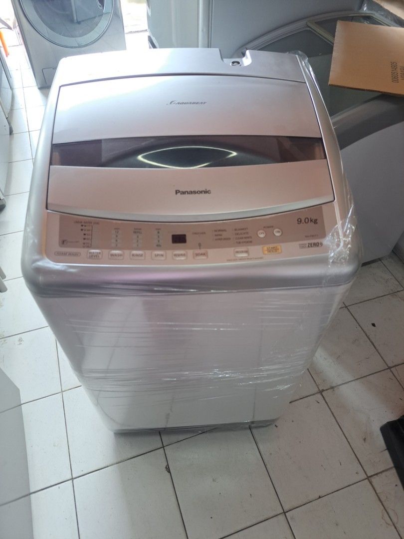 Panasonic 9kg full automatic warning machine one month warntey ada, TV ...