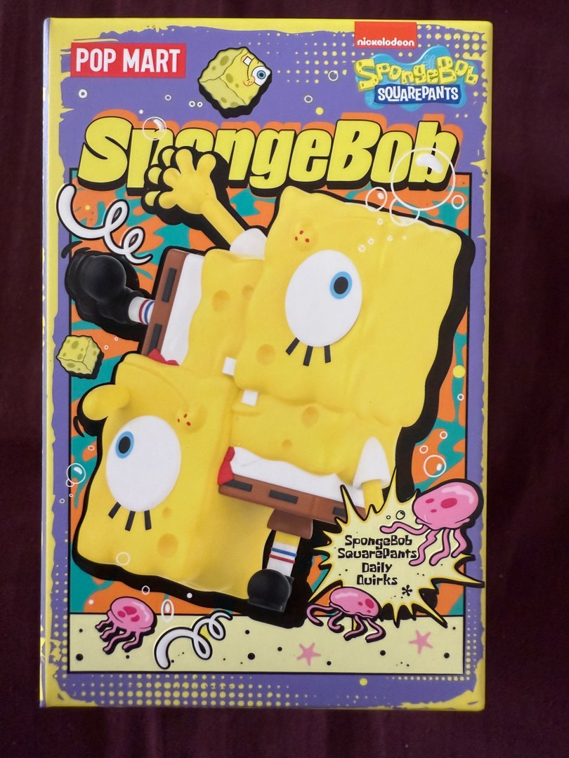 Popmart Spongebob SquarePants Daily Quirks Series Figures, Hobbies ...