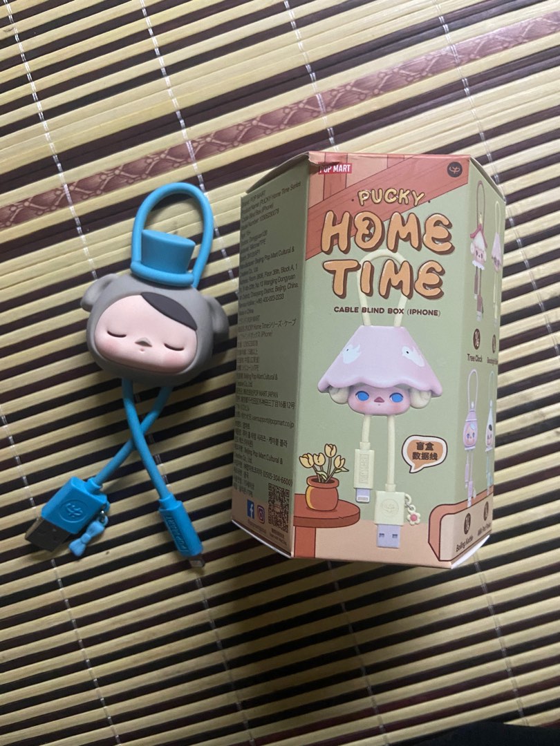 Pucky home time cable blind box (At your service) blue, Mobile Phones ...