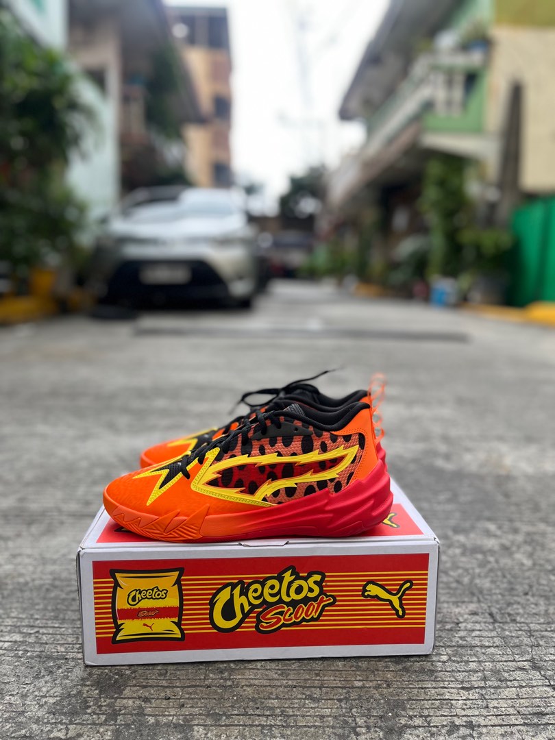 Puma Hoops Cheetos Collab, Men's Fashion, Footwear, Sneakers on Carousell