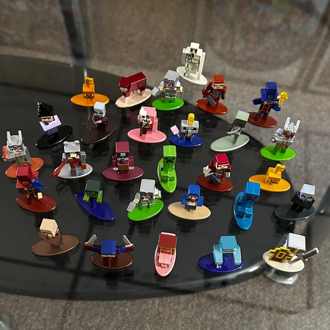 RARE Minecraft Dungeons Nano Metalfigs 29 pcs 1.65" Die-cast ...