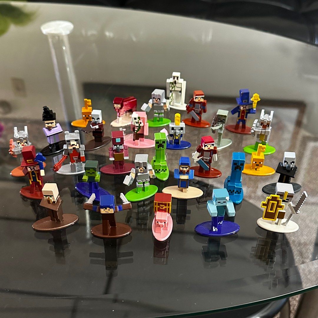 RARE Minecraft Dungeons Nano Metalfigs 29 pcs 1.65" Die-cast ...