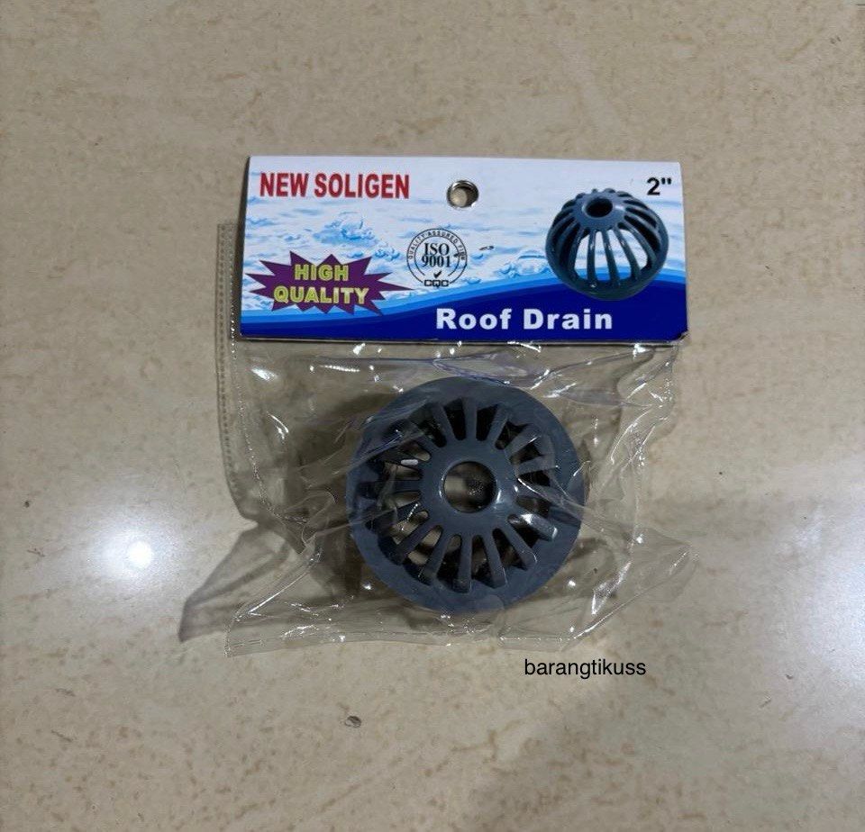 Roof Drain Soligen 2 inch PVC Saringan Talang Air, Serba Serbi, Others ...