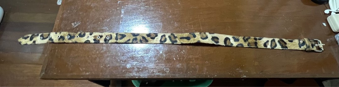 SCORE OFF SCOOT LEOPARD FUR BELT, Men's Fashion, Watches & Accessories ...