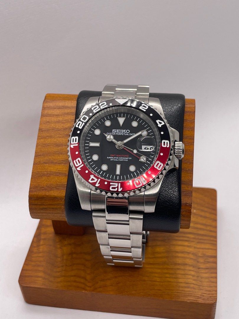 [READYSTOCK] Seiko Custom Mod “GMT Master II Coke” 40mm case, Men's ...