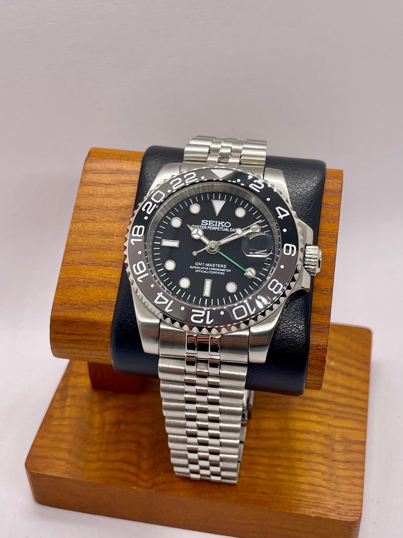 [READYSTOCK] Seiko Custom Mod “GMT Master II Bruce Wayne” 40mm case ...