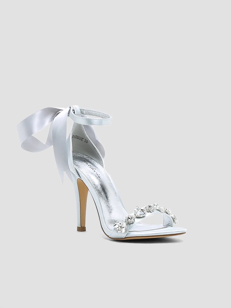 Silver heels, Women's Fashion, Footwear, Heels on Carousell