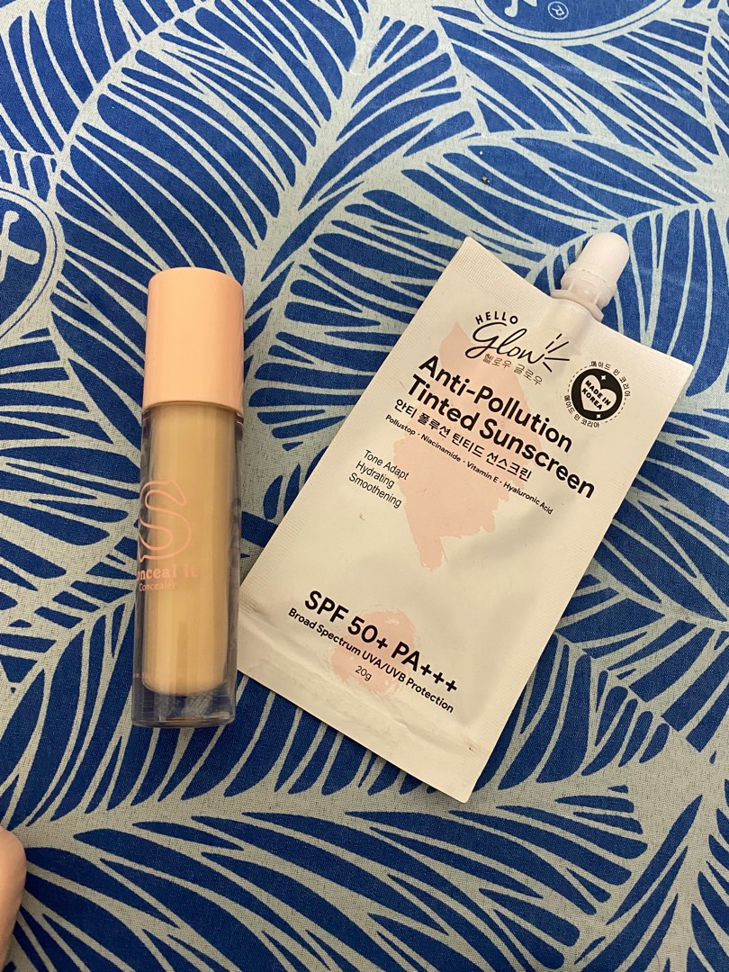 Squad Concealer in CL2 and Hello Glow Anti-Pollution Sunscreen Set ...