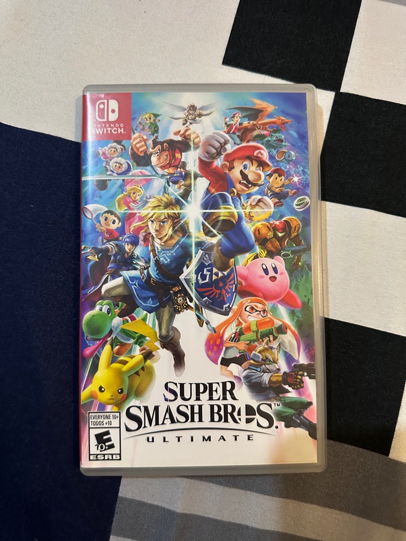 SUPER SMASH BROS ULTIMATE MARIO NINTENDO SWITCH GAME - ORI GS SHOP ...
