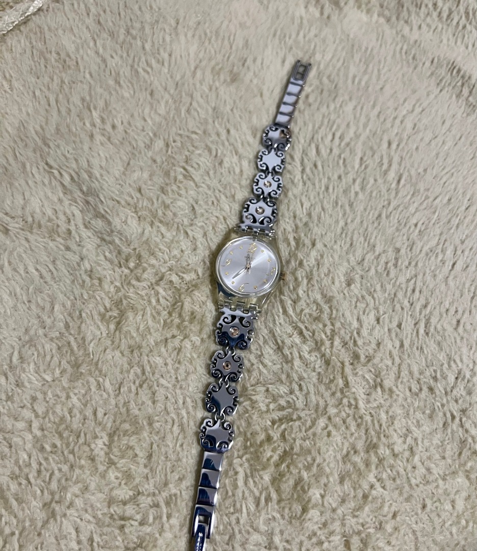 Swatch Crystal Lace Lady Watch - Swiss Made - Never used, Women's ...
